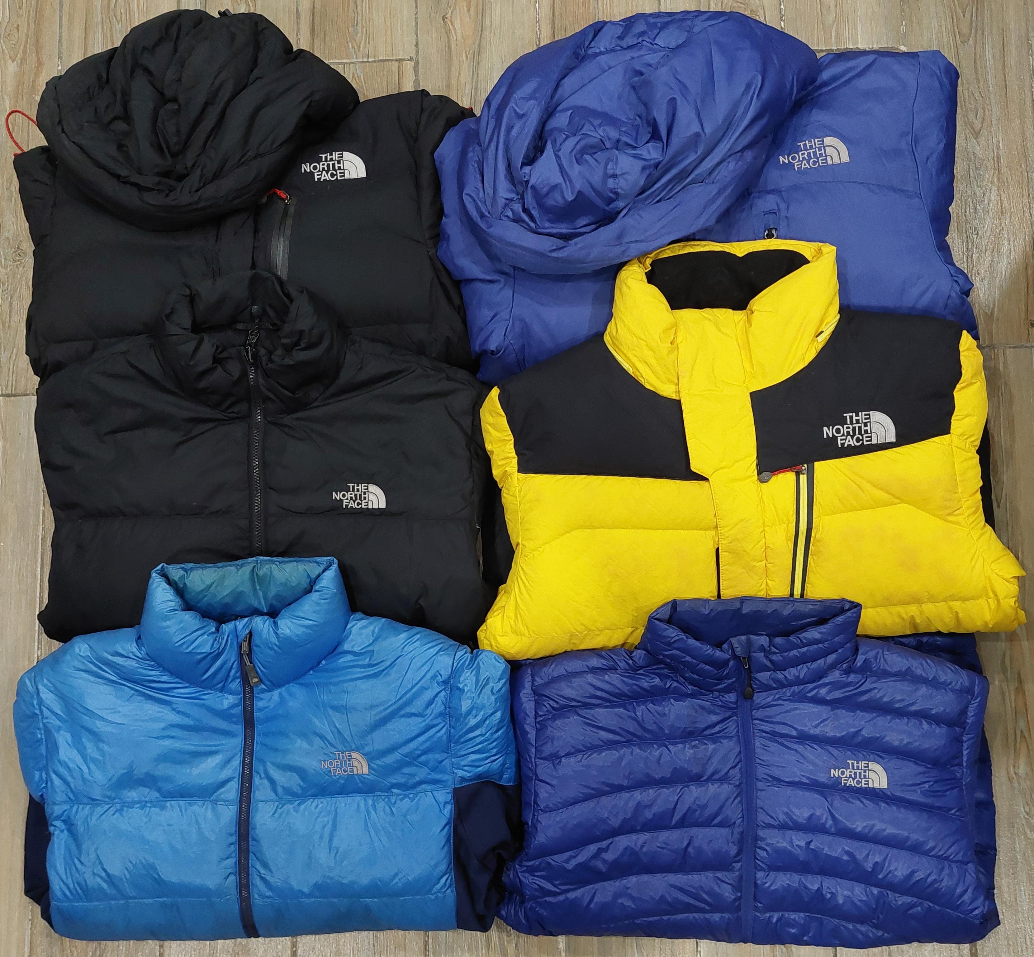 Branded The North Face Puffer Jackets 800 Series 10 Pieces Vintage
