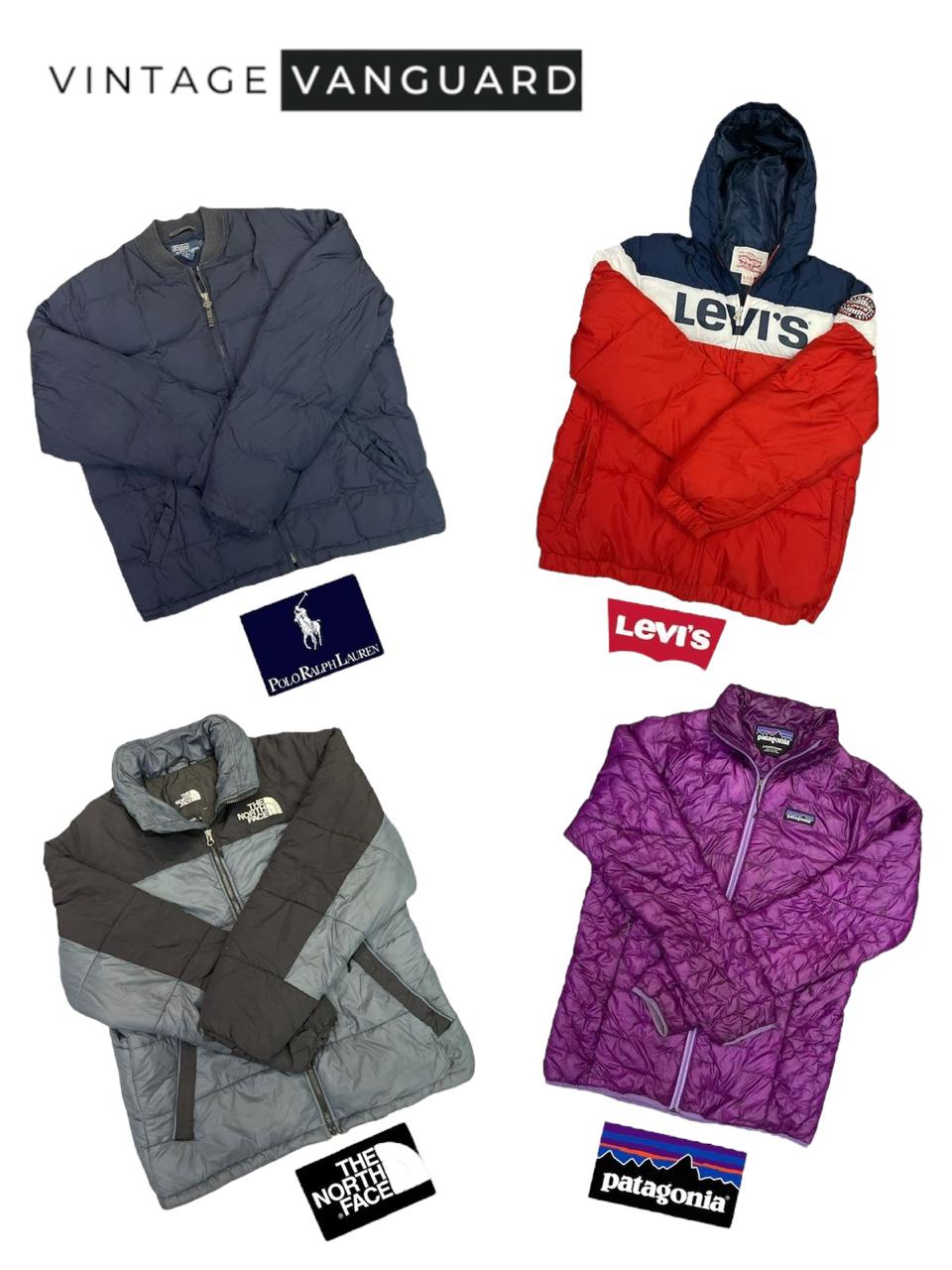 Mix Branded Puffer Jackets: 30 Pcs | Vintage Wholesale Marketplace ...