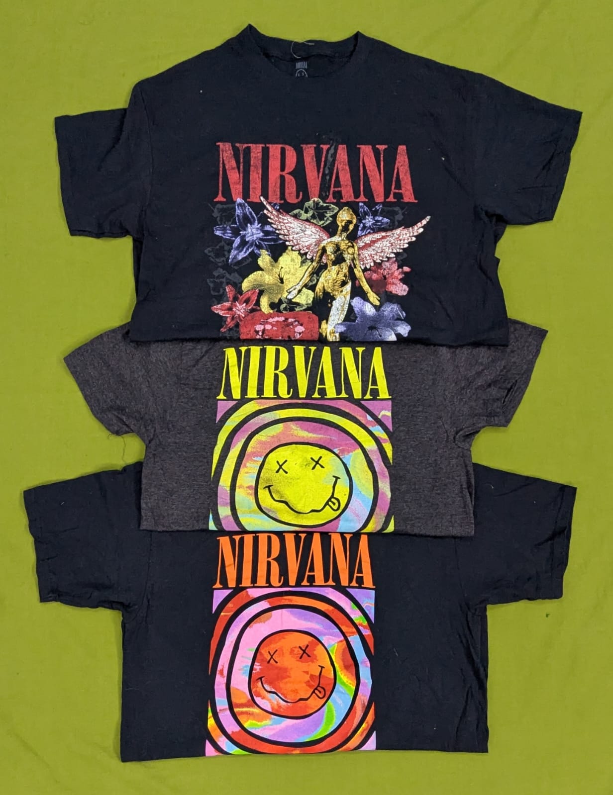 RV1928 Nirvana Band T-Shirts | Vintage Großhandelsmarktplatz - Vintage ...