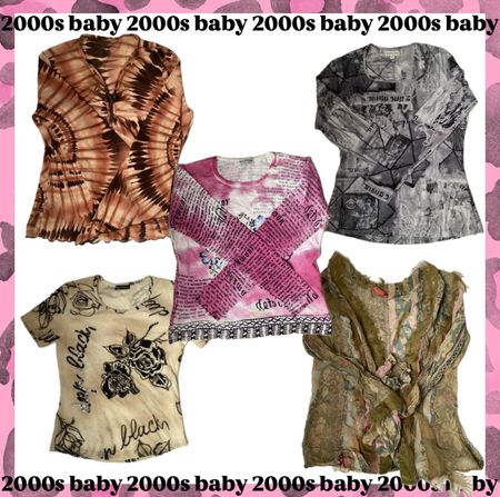 Throwback to the y2k era tops-004 | Vintage Wholesale Marketplace ...
